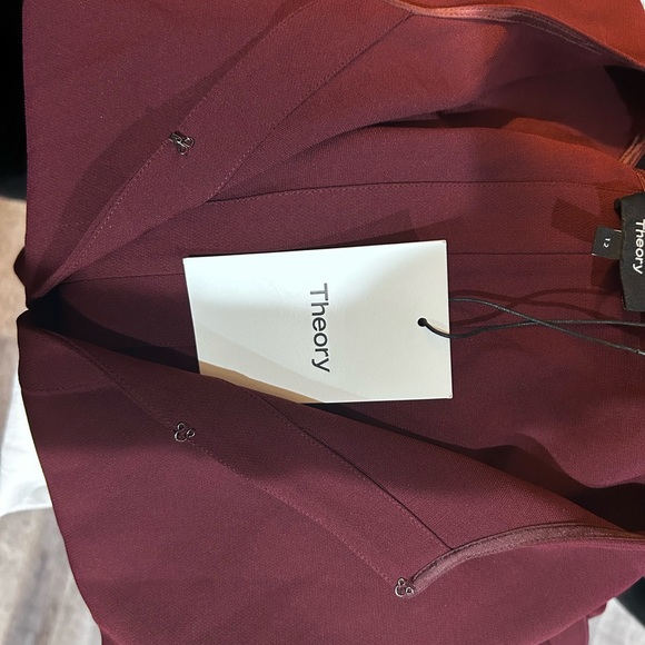 Theory | Dresses | Theory Womens Deep Red Dress | Poshmark